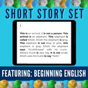 ESL / ELL Short Story Beginner Level - Made By Teachers
