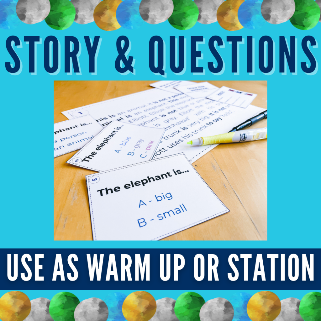 ESL / ELL Short Story Beginner Level - Made By Teachers