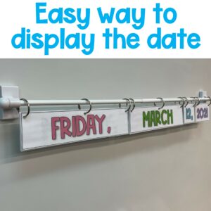 Daily Flip Calendar Cards Whiteboard 2021-2031 | Made By Teachers