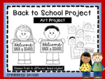 Back to School Art Project - Kids Cut Color - Made By Teachers