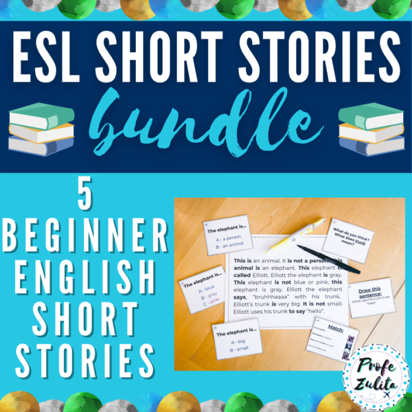 ESL / ELL Beginner Short Stories Bundle - Made By Teachers