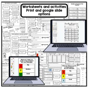 Size of the problem behavior activities task cards social skills and ...