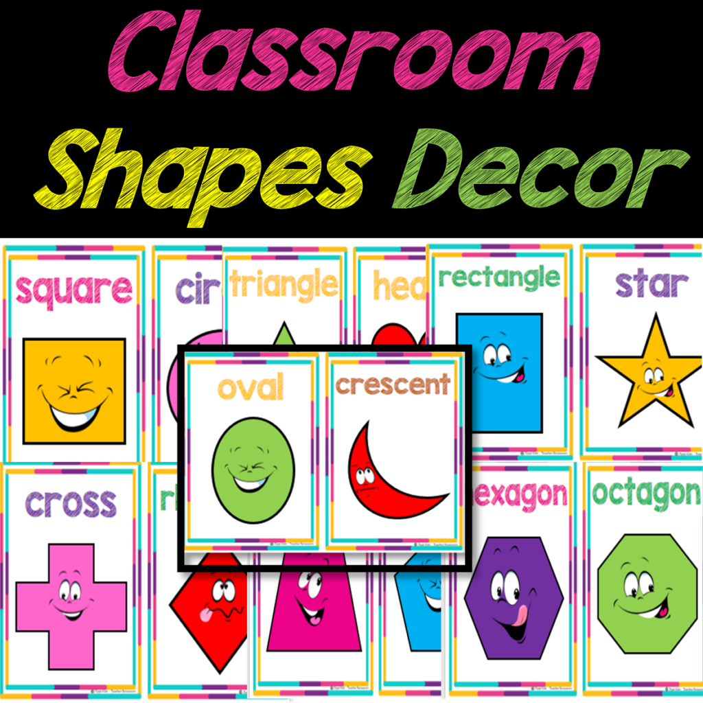 2D Shapes Posters for Classroom Decor | Made By Teachers
