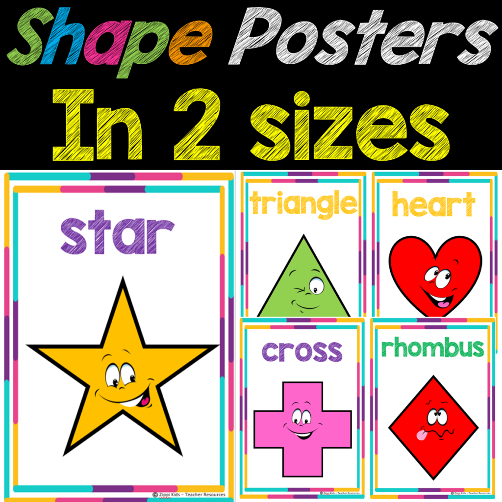 2D Shapes Posters for Classroom Decor | Made By Teachers