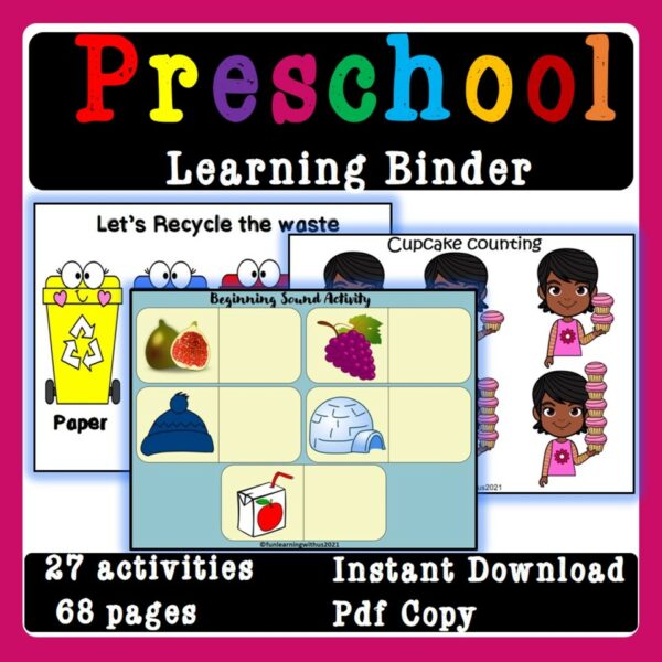 Preschool Learning Mega Binder - Made By Teachers