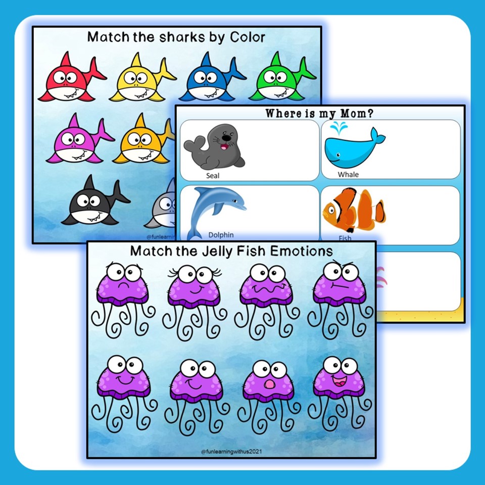 My Sea Animal World | Ocean Theme - Made By Teachers