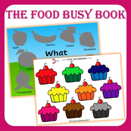 The Food Busy Book | Yummy & Junk Food | Made By Teachers