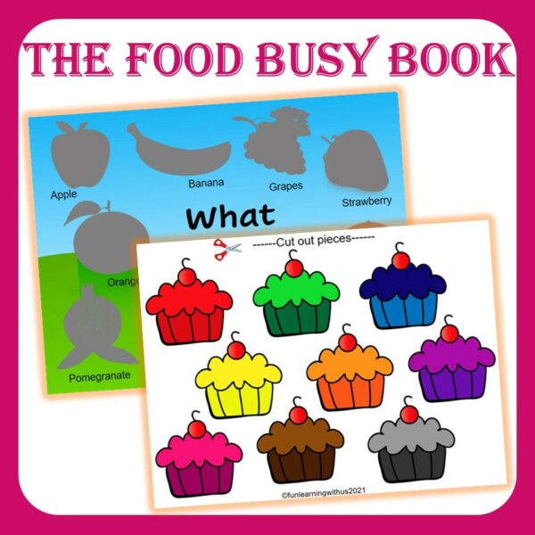 The Food Busy Book | Yummy & Junk Food - Made By Teachers