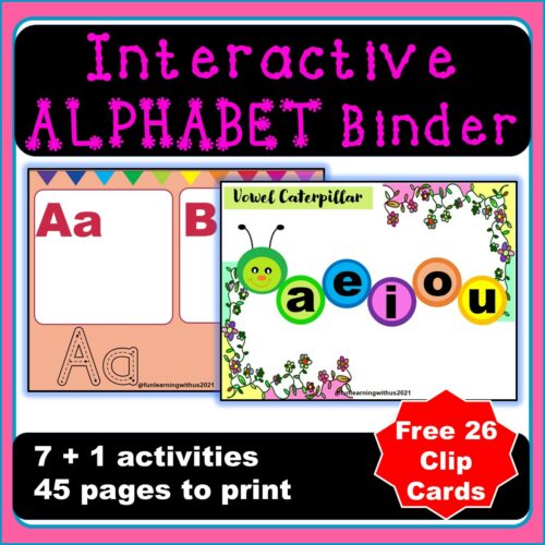Interactive Alphabet Binder | Alphabet writing - Made By Teachers
