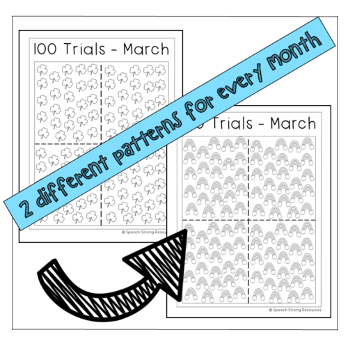 Year Round Articulation 100 Trials for Mixed Group | Made By Teachers