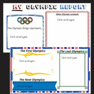 Olympic Research Report in Google Slides™ | Made By Teachers