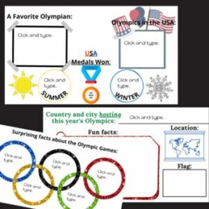 Olympic Research Report in Google Slides™ | Made By Teachers
