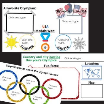 Olympic Research Report in Google Slides™ | Made By Teachers