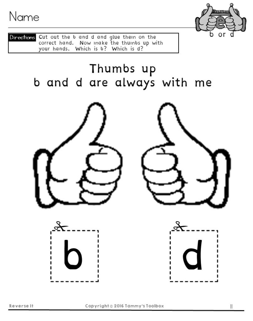 Letter Reversal Activities b, d, p, q, g | Made By Teachers