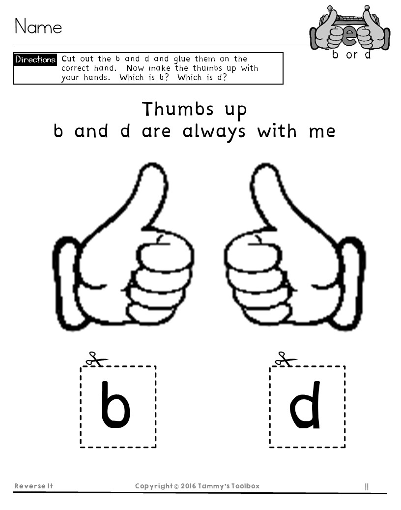 Letter Reversal Activities b, d, p, q, g - Made By Teachers