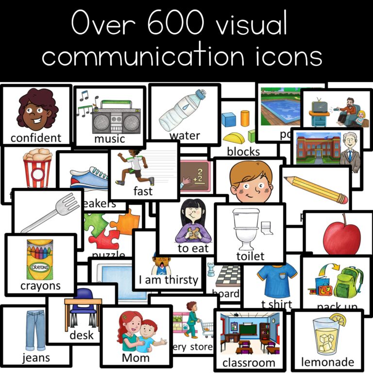 Portable visual communication cards for autism | Made By Teachers