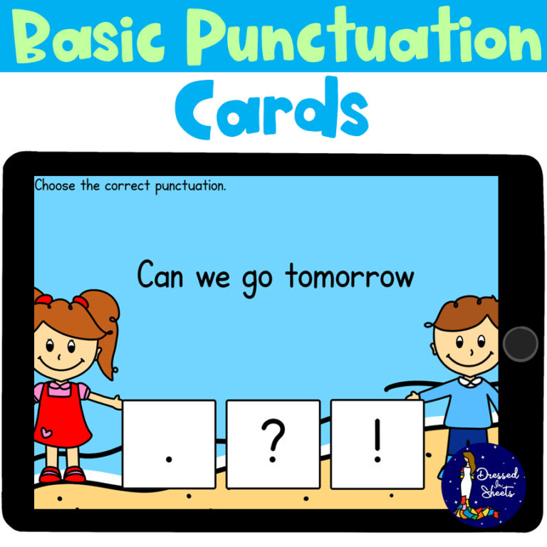 Basic Punctuation Cards - Made By Teachers