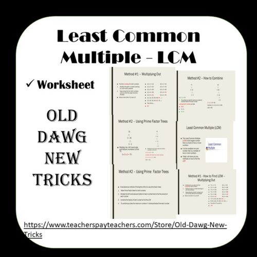 Least Common Multiple (LCM) Bundle - Made By Teachers