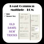 Least Common Multiple (LCM) Quiz - Made By Teachers