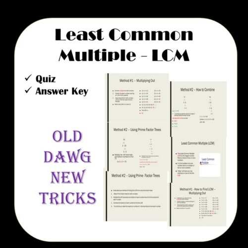 Least Common Multiple (LCM) Bundle - Made By Teachers