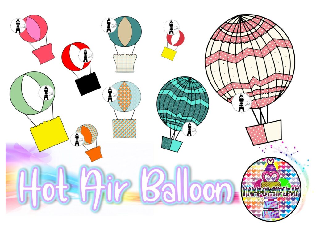 Hot air balloon clip art | Made By Teachers