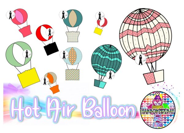Hot air balloon clip art | Made By Teachers
