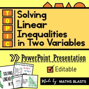 Solving Linear Inequalities in Two Variables - Made By Teachers