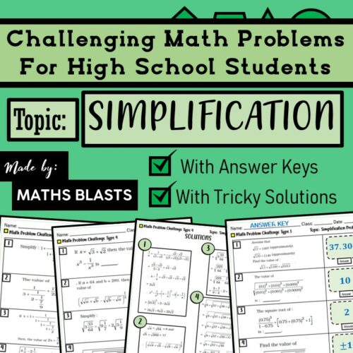 SIMPLIFYING EXPRESSION - Made By Teachers
