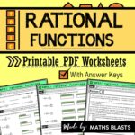 RATIONAL FUNCTIONS Worksheets - Made By Teachers