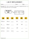 Law of Sines and Law of Cosines Worksheets | Made By Teachers