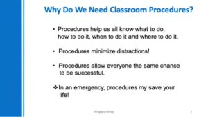 Class Procedures Activity - Made By Teachers