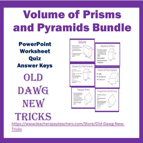 Volume of Prisms and Pyramids Bundle | Made By Teachers