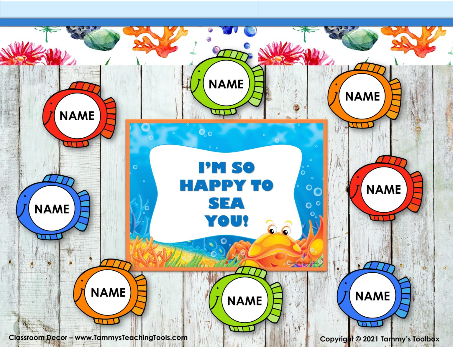 Ocean Under the Sea Theme Classroom Decor | Made By Teachers