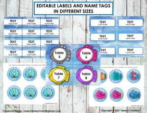 Ocean Under the Sea Theme Classroom Decor - Made By Teachers