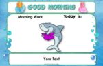 Digital Morning Work Assignment Slides Ocean Theme - Made By Teachers