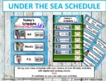 Ocean Under the Sea Theme Classroom Schedule - Made By Teachers