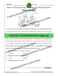 Reading Comprehension Outdoor activities - Made By Teachers