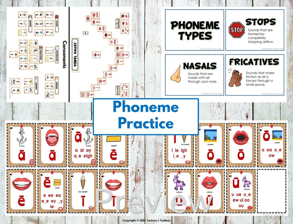 Phonics Sound Practice Set for Decoding - Made By Teachers