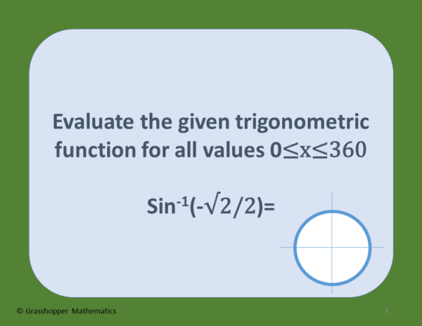 Evaluating Inverse Trig Sine Cosine Boom Cards | Made By Teachers