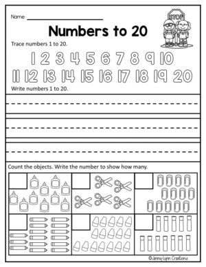 Kindergarten Back to School Math & Literacy - Made By Teachers