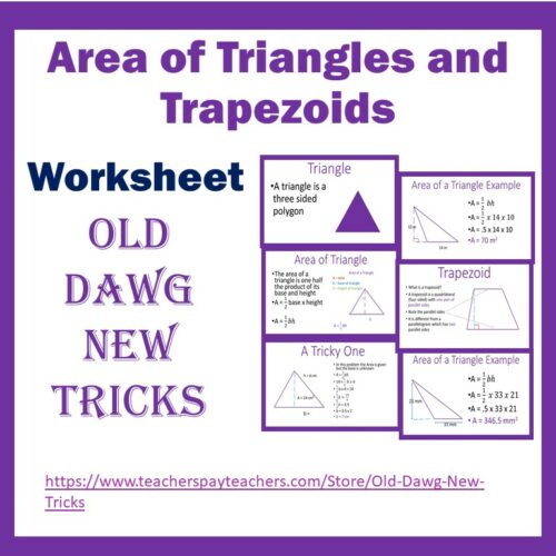 Area of Triangles and Trapezoids Bundle | Made By Teachers