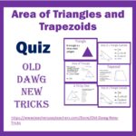 Area of Triangles and Trapezoids Quiz - Made By Teachers