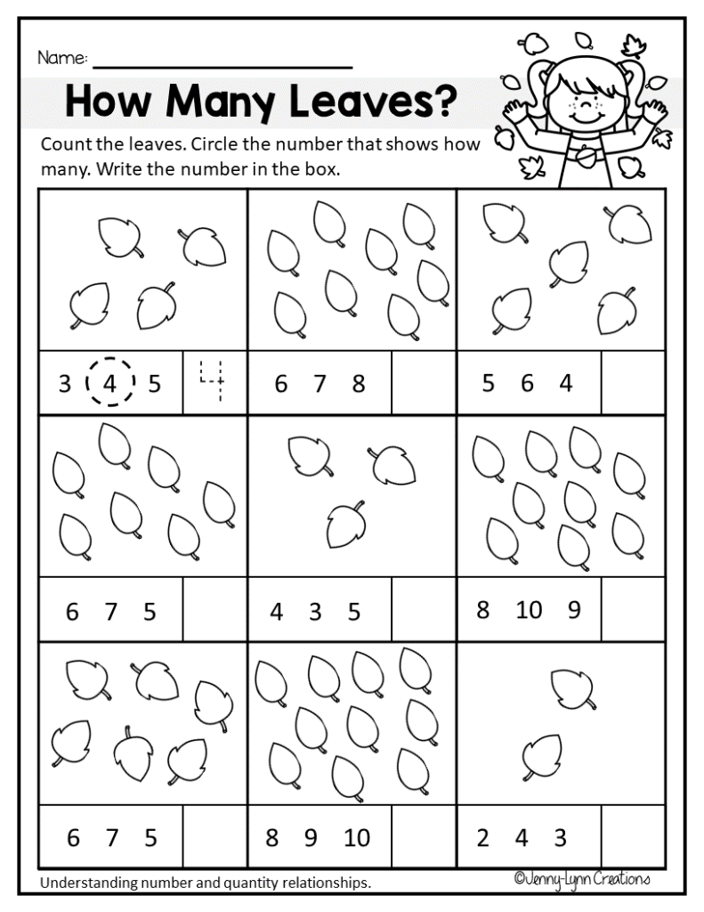 Kindergarten October Math & Literacy - Made By Teachers