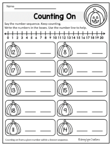 Kindergarten October Math & Literacy - Made By Teachers