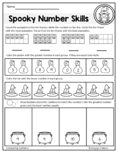 Kindergarten October Math & Literacy - Made By Teachers