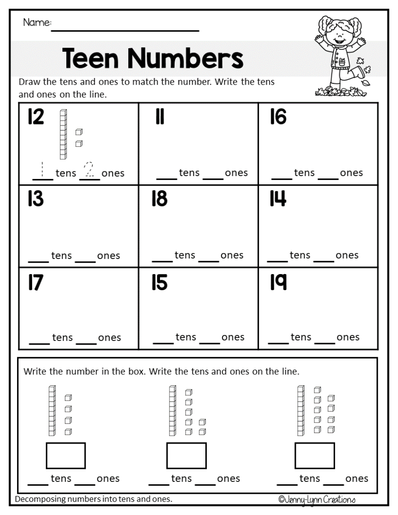 Kindergarten October Math & Literacy - Made By Teachers