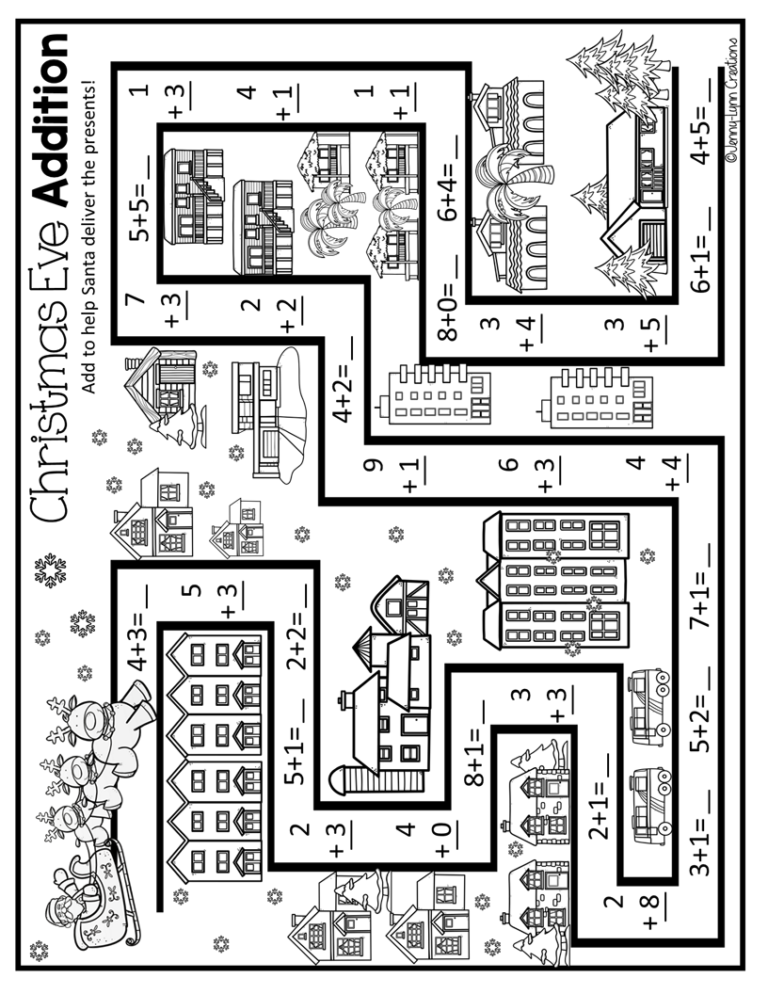 Kindergarten December Math & Literacy - Made By Teachers