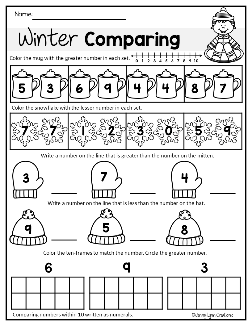Kindergarten January Math Literacy Made By Teachers Kindergarten January Math Literacy Made By Teachers