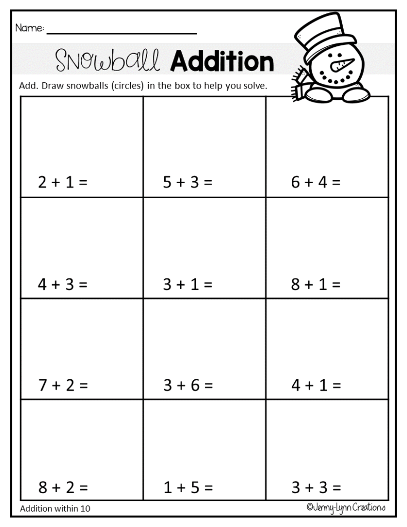 Kindergarten January Math & Literacy - Made By Teachers