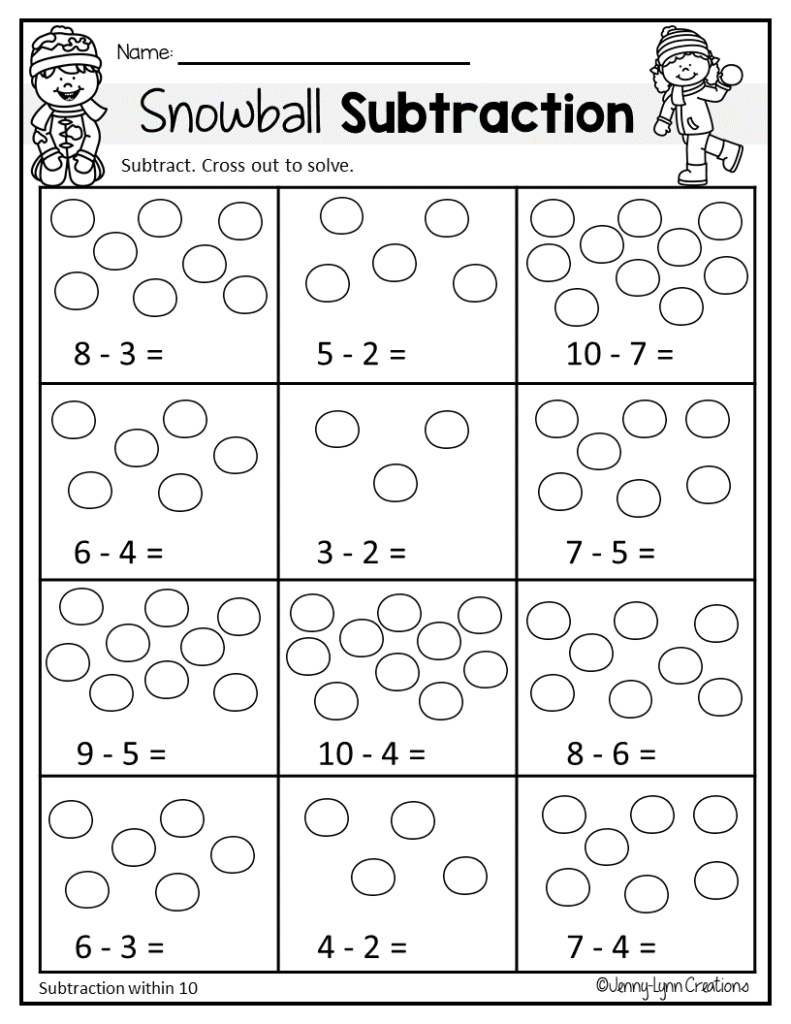 Kindergarten January Math & Literacy - Made By Teachers